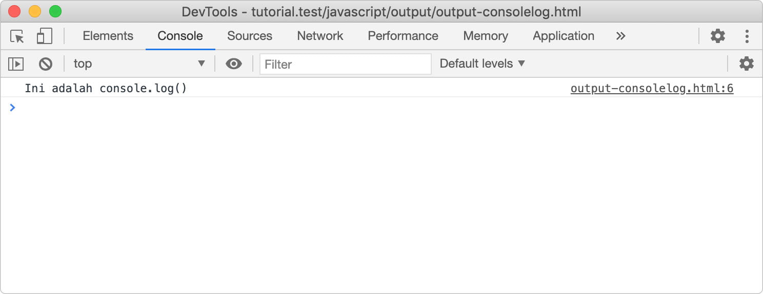 Menampilkan Output Pada Javascript Bahasaweb